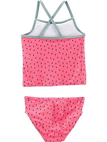 Simple Joys by Carter's Girls' 3-Piece Assorted Rashguard Sets, Watermelon, 4T