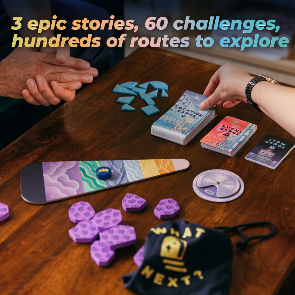 Big Potato What Next? Cooperative Pick Your Path Adventure Board Game, 1-4 Players