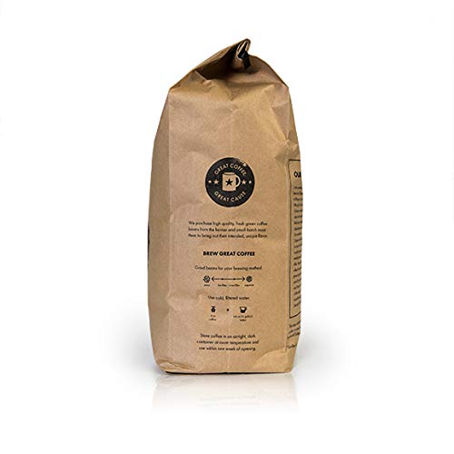5lb Fair Trade Organic Certified Honduran Medium Roast Ground, 100% Arabica Specialty Coffee, 80 ounces, 5 pounds, Bulk Coffee