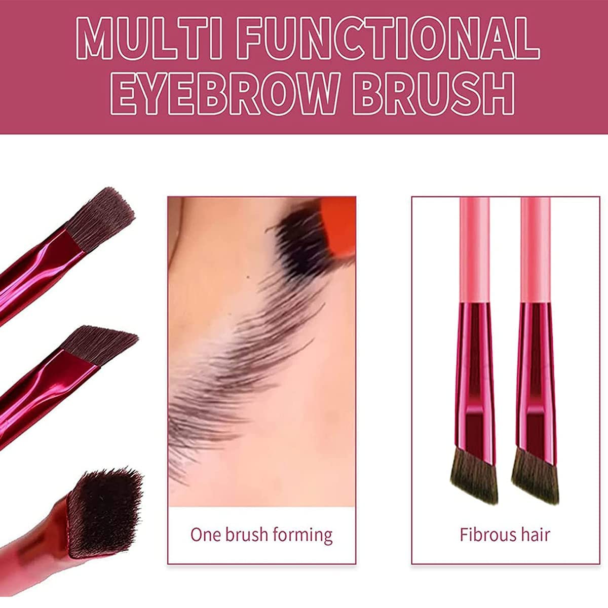4D Hair Stroke Brow Stamp Brush, Eyebrow Hair Stroke Brush, Realistic Eyebrow Brush, Hair Stroke Eyebrow Brush, 4d Brow Brush, 4d Eyebrow Brush, The Brow Brush Multi-Function Eyebrow Brush