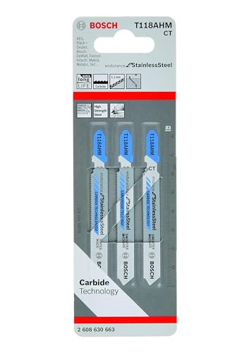 2608630663 Jigsaw Blade "T 118 Ahm" 3Piece