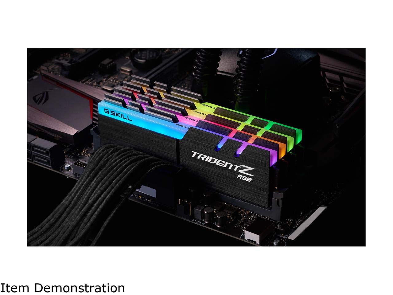 G.SKILL Trident Z RGB Series (Intel XMP) DDR4 RAM 128GB (4x32GB) 3200MT/s CL16-18-18-38 1.35V Desktop Computer Memory UDIMM (F4-3200C16Q-128GTZR)