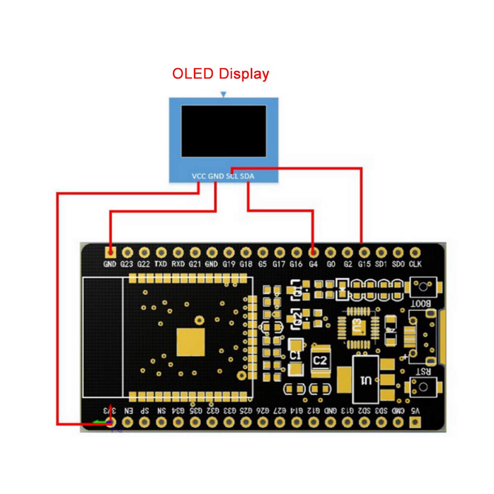 ESP32 Development Board Wireless WiFi+Bluetooth Dual Core Module WiFi Kit for IOT