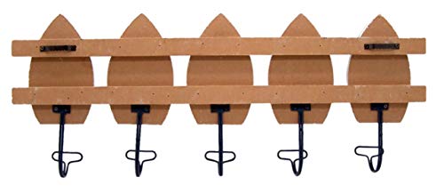 White Beach Wall Hooks for Towels, Coats, Coastal Beach House Decor, 2 Feet