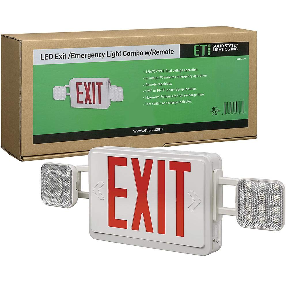 ETI SOLID STATE LIGHTING 55502101 Emergency/EXIT LED Light