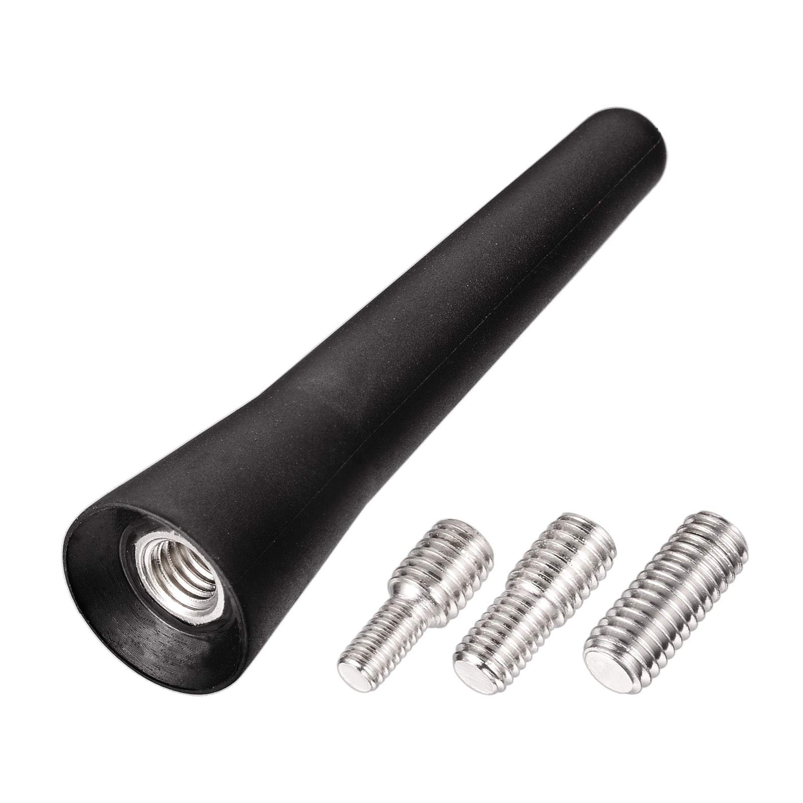 Bingfu Car Radio Short Rubber Antenna Mast [ONLY for Car Roof Mount] [2.5 inch] Vehicle FM AM Stereo Universal Roof Mount Antennas - NOT a Replacement for Shark Fin Antenna
