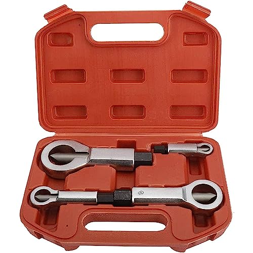 4 Sizes Heavy Duty Nut Splitter Broken Damaged Screw Nut Removal Splitting Tools