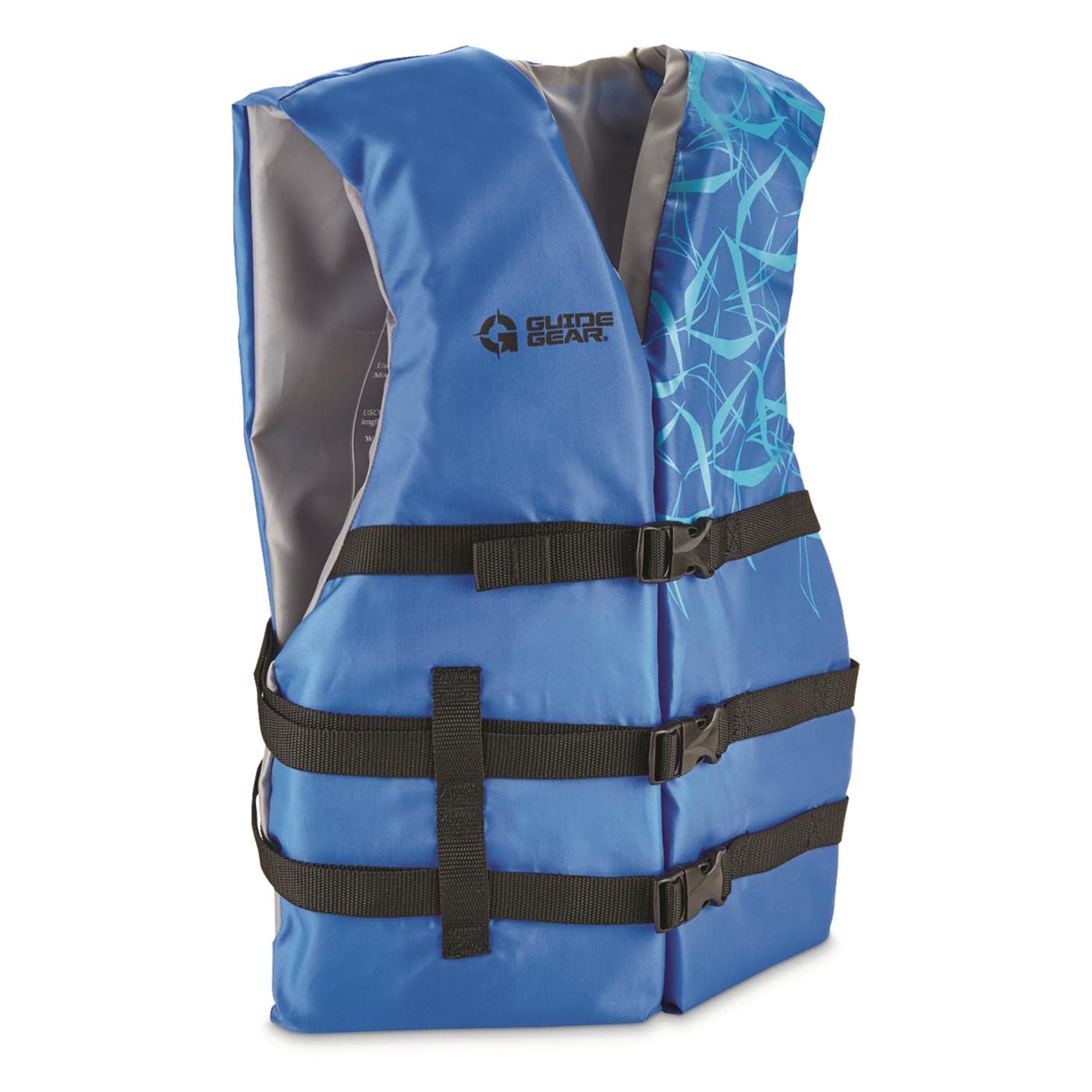 4-Pack Guide Gear Universal Adult Life Vests Jackets, Kayak Accessories, Fishing, Swim, Sailing, Type III