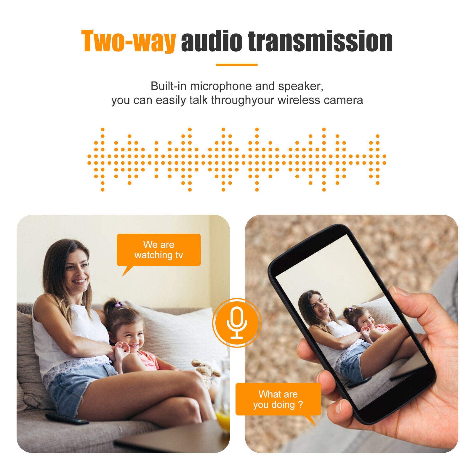 EVERSECU Tuya Smart Security Camera with E26/E27 Connector 1080P Wireless WiFi CCTV PTZ Camera 2-Way Audio/Motion Detection/Auto Tracking/Night Vision