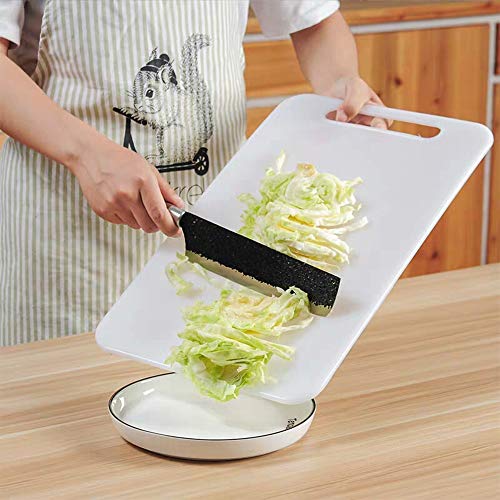 Super Leader Professional Plastic Cutting Board for Restaurants,Dishwasher Safe and BPA Free,1.27 x 17.8 x 0.4 Inch,White