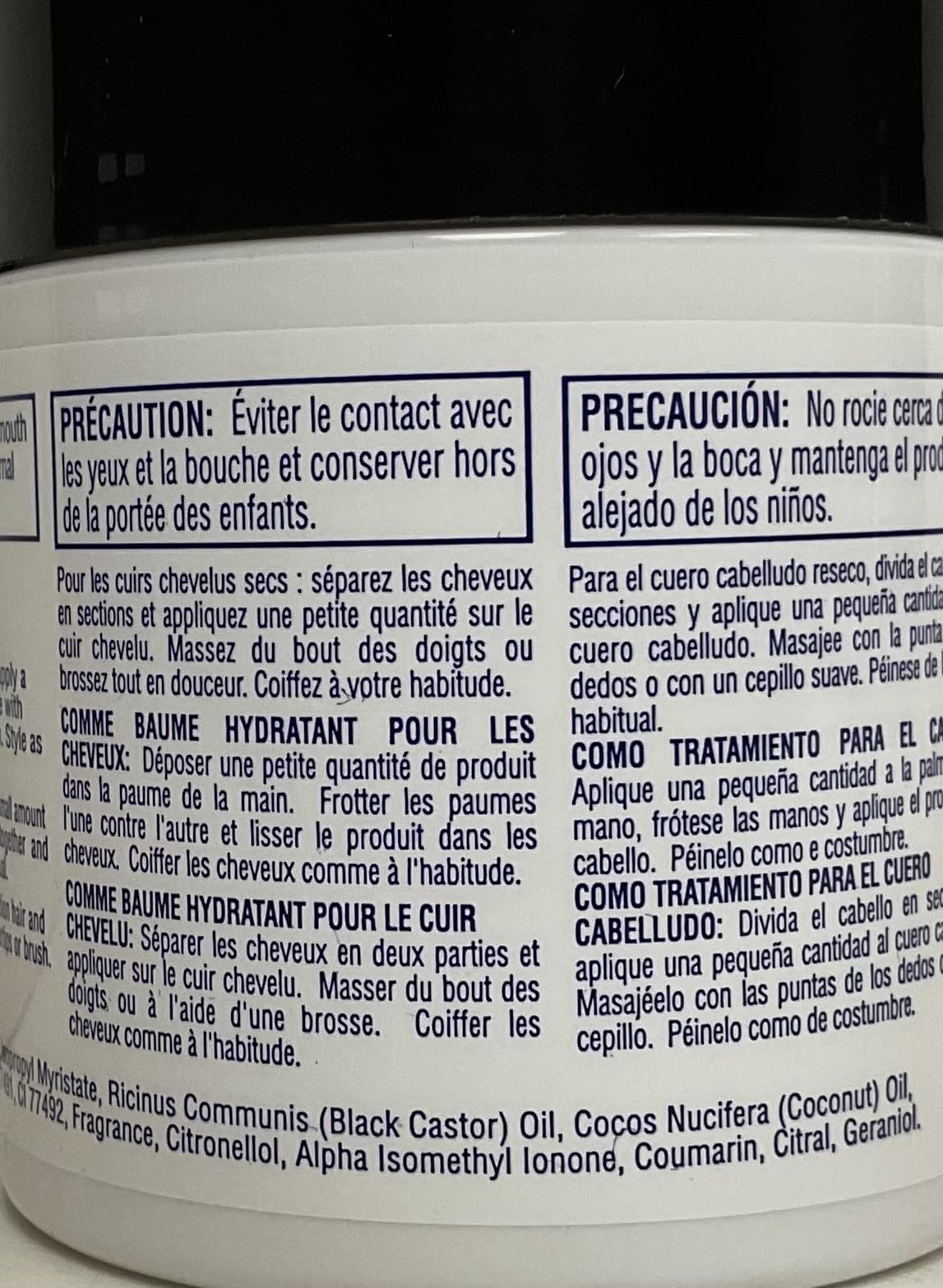 Isoplus Castor Oil Hair & Scalp Conditioner 5.25oz