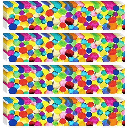 60 Pcs Classroom Bulletin Board Borders, Colorful Dot Classroom Borders for Bulletin Board, Chalkboard Scalloped Borders Back to School Classroom Decor for Teacher Student Use, 2.8 x 11 Inches