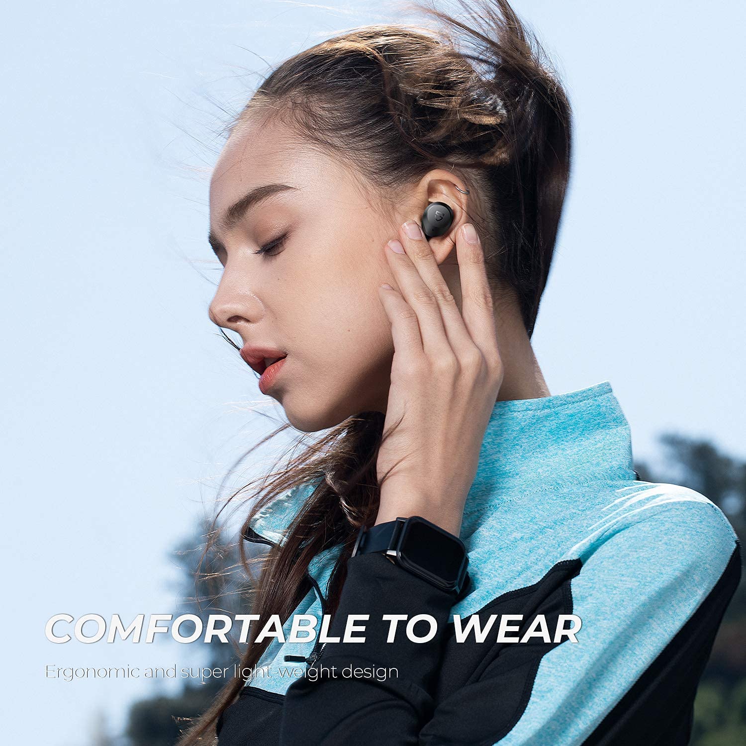 SoundPEATS T2 and TrueAir2 Black Wireless Earbuds