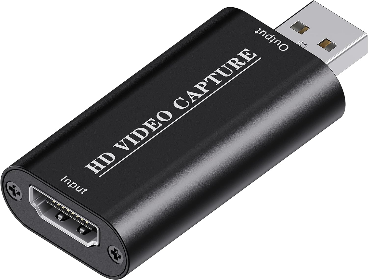 4K HDMI Video Capture Card, HDMI to USB 2.0 Capture Card, Cam Link Camera Capture Card, Video Game Capture Device, HD 1080P Video Recorder for Streaming, Broadcasting, Video Conference, Teaching