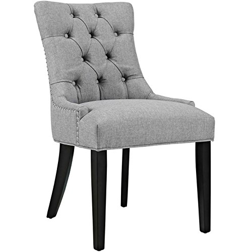 America Luxury - Chairs Modern Contemporary Urban Design Kitchen Room Dining Chair, Grey Gray, Fabric