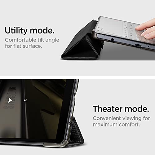 Spigen Liquid Air Folio Designed for Galaxy Tab A7 Lite 8.7 Inch Case (2021) - Black
