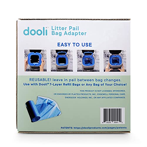 Cat Litter Pail Bag Adapter, Compatible with Litter Genie and LItter Genie Plus