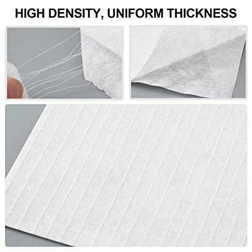 POPETPOP Cat Litter Box Liners 100pcs Disposable Bird Cage Liners Papers Non-Woven Absorbent Parrot Cages Cushion Pad Mat Accessories (White) Bird Paper Pad