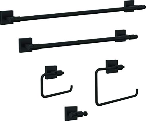 Franklin Brass MAX46-FB Maxted Towel Ring in Matte Black