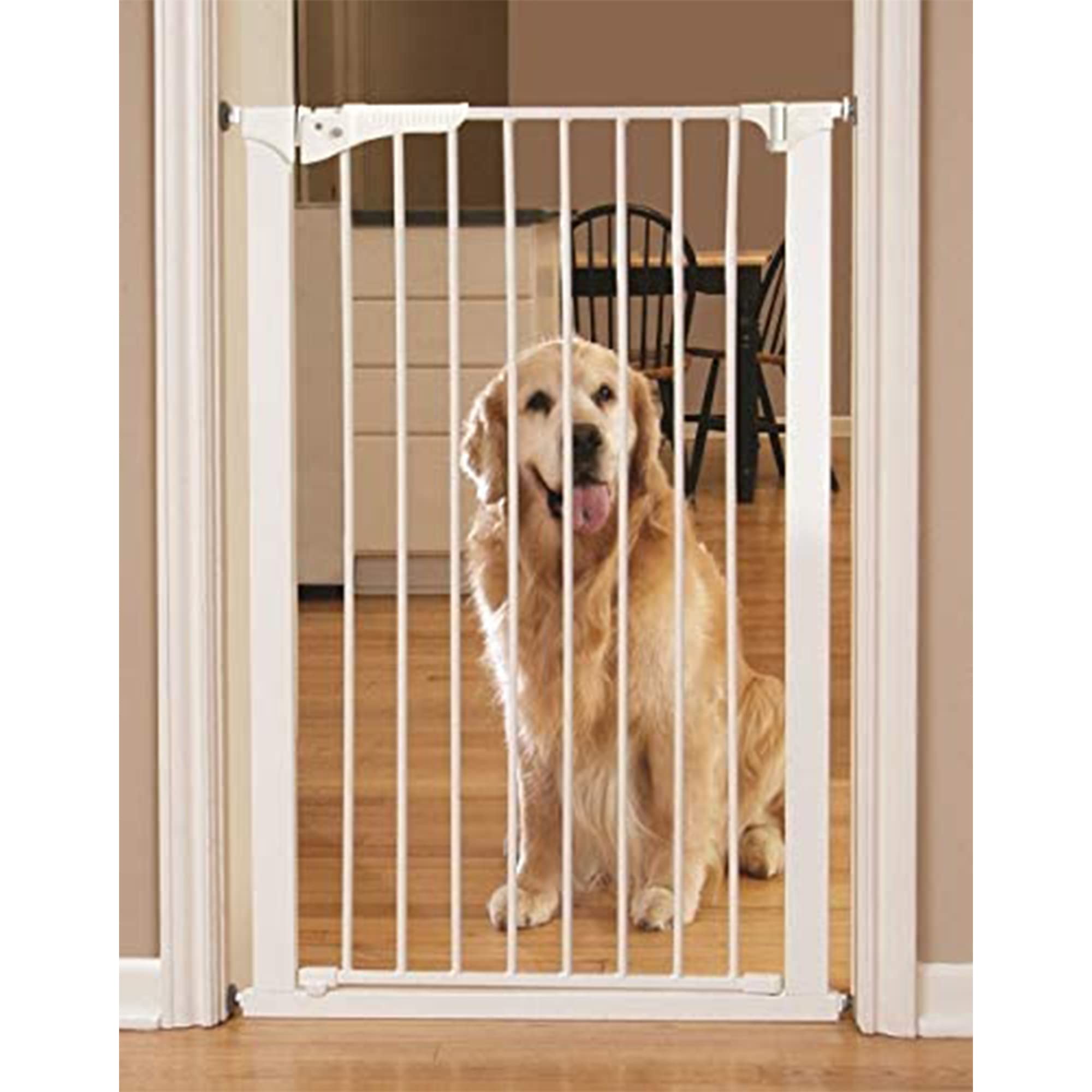 Command Pet Tall Pressure Gate, 42" H/29-32" W, White (PG5142)