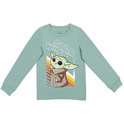STAR WARS The Mandalorian The Child Infant Baby Boys 2 Pack T-Shirts Black/Green 18 Months