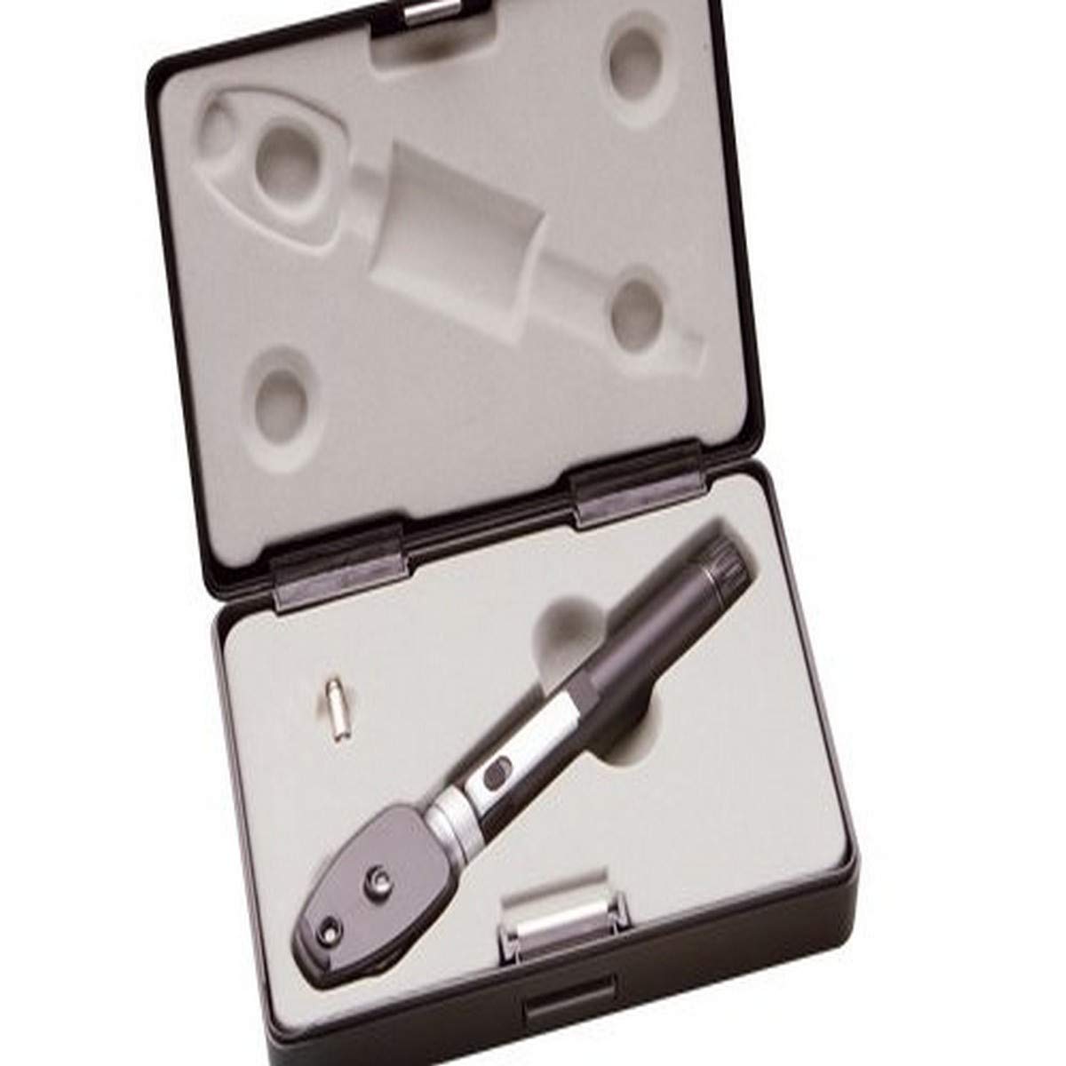 ADC Ophthalmoscope, Pocket Size, Xenon Lamp, 2.5V, Hard Case, Diagnostix 5112N,Black
