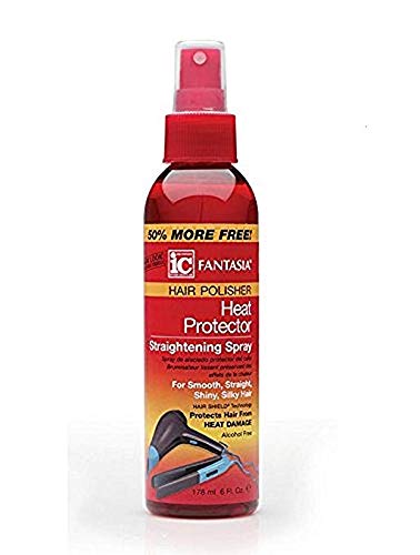 Fantasia IC Hair Polisher Heat Protector Straightening Spray 6oz
