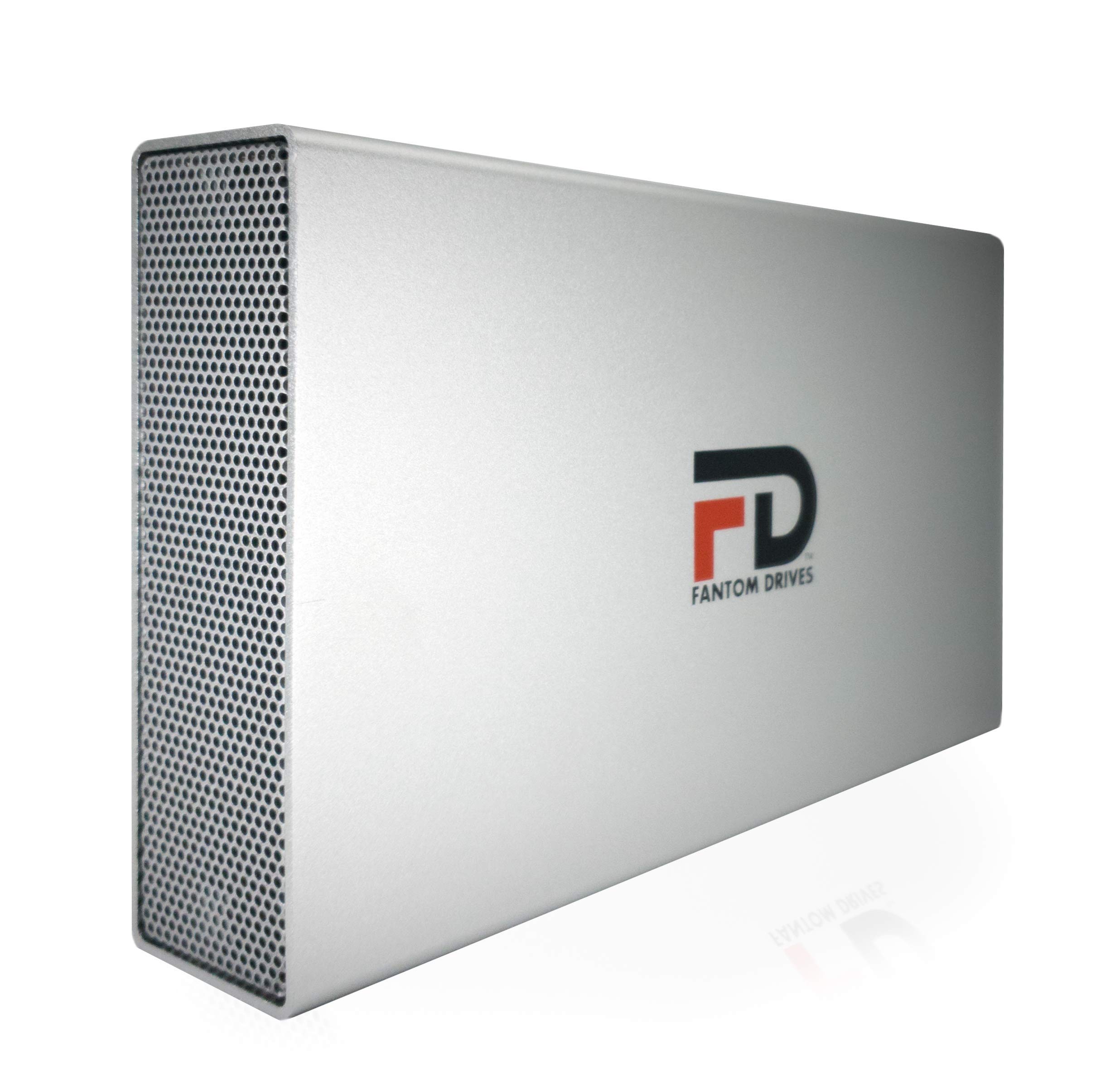 Fantom Drives 14TB 7200RPM External Hard Drive - USB 3.0/3.1 Gen 1 Silver Aluminum - GFORCE 3 Pro Series - Mac, Windows, and Xbox (Renewed)