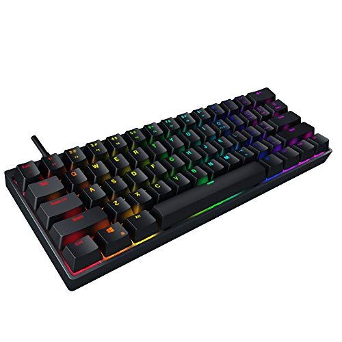 DURGOD HK Venus RGB Mechanical Gaming Keyboard | 60% Layout | USB C Wired | Doubleshot PBT Keycaps | Cherry Profile | NKRO Rollover | Windows & Mac | Aluminium Chassis| Cherry MX Blue, Black