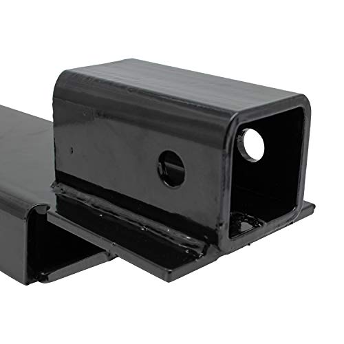 Extreme Max 5001.1373 Clamp-On Forklift Fork Hitch Receiver Adapter - 2", Black
