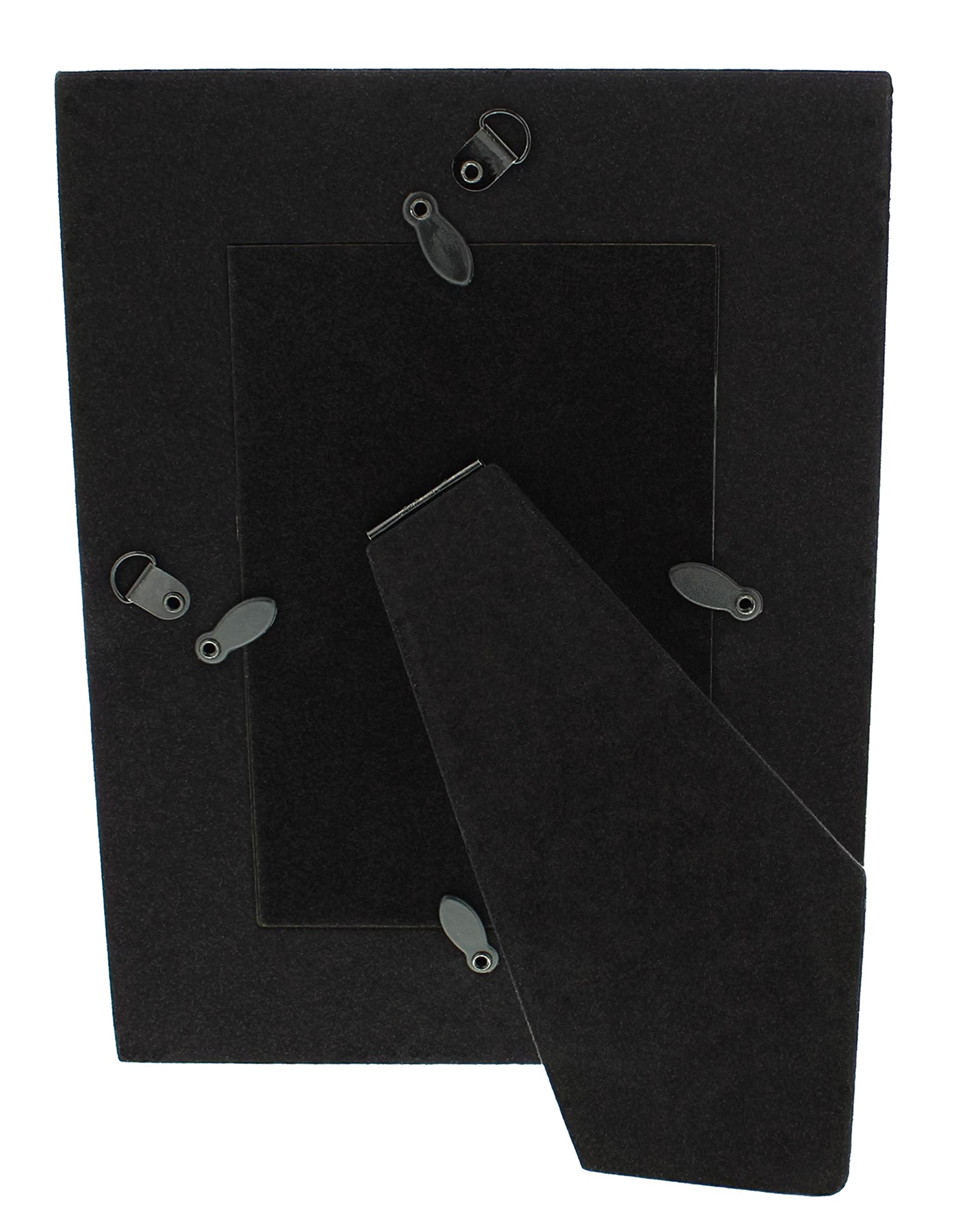 ThisWear Baby's 1st Haircut for Baby My First Haircut 4x6 Leatherette Photo Frame Black
