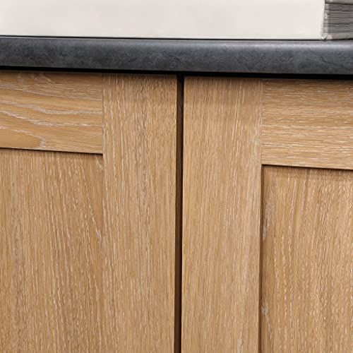 Sauder August Hill Bookcase, L: 32.28" x W: 15.51" x H: 71.89", Dover Oak Finish