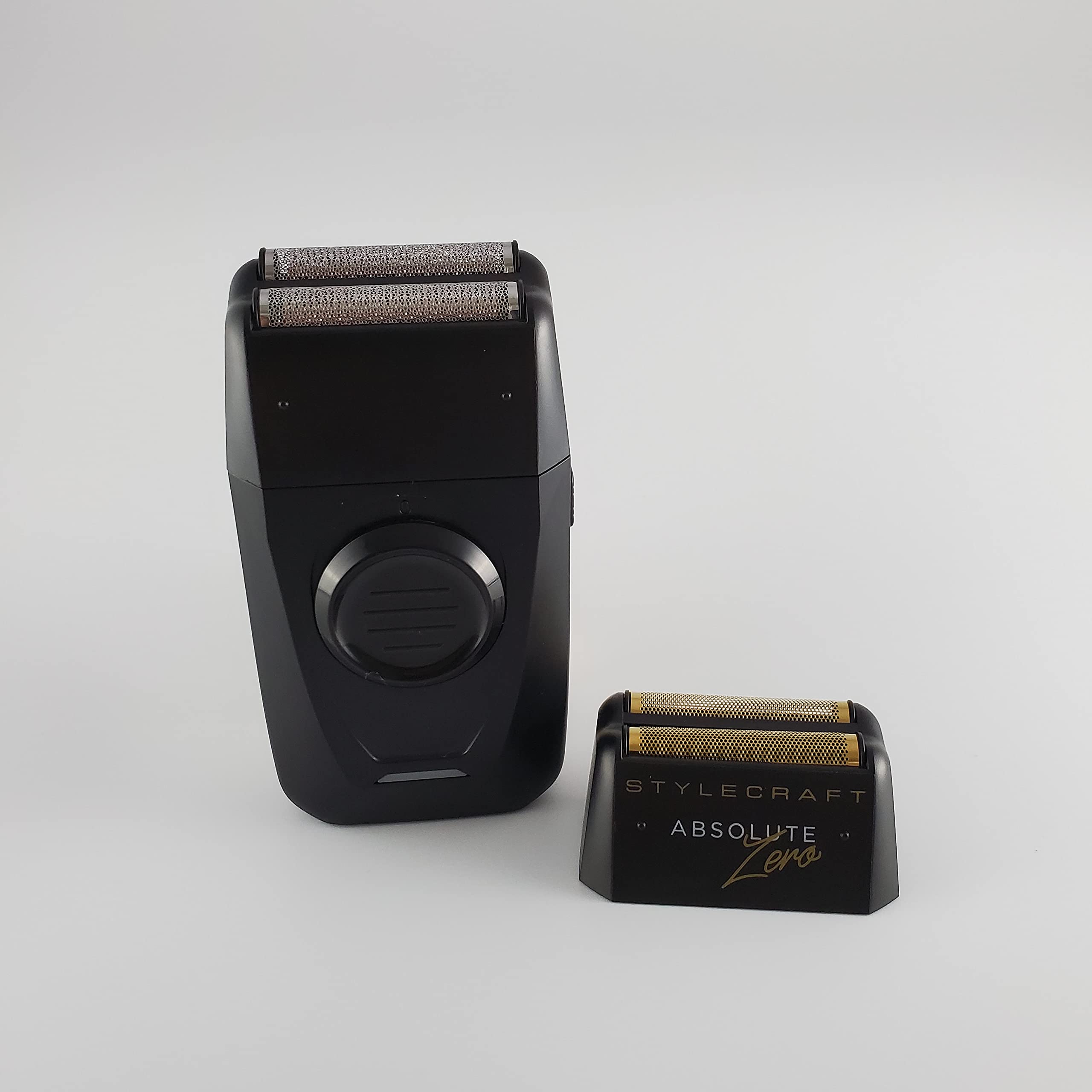 StyleCraft Replacement Gold Titanium Foil Shaver Head fits StyleCraft Absolute Zero Shaver, Black