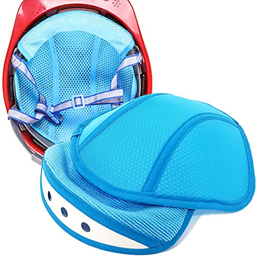 3PCS Hard Hat Cap Insert Liner Sweatband Helmets Cooling Pad Safety Head Protection Air Mesh Microfiber Soft Cotton Sweat Absorber Cool Ventilation