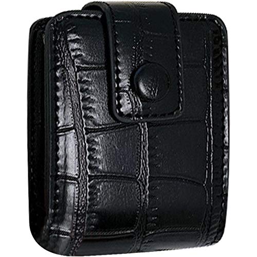 MOCOHANA Leather Makeup Lipstick Case with Mirror for Purse Cosmetic Pouch Travel Makeup Bag Holder Fits Most Popular Brands of Lipstick