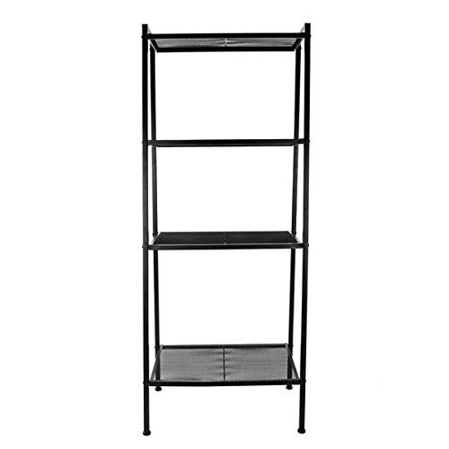 FRITHJILL Book Ladder Shelf,4-Tier Ladder Shelf Bookcase Storage Flower Shelf Display Shelf,Black