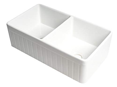 Alfi brand ABF3318D-W Kitchen Sink, White