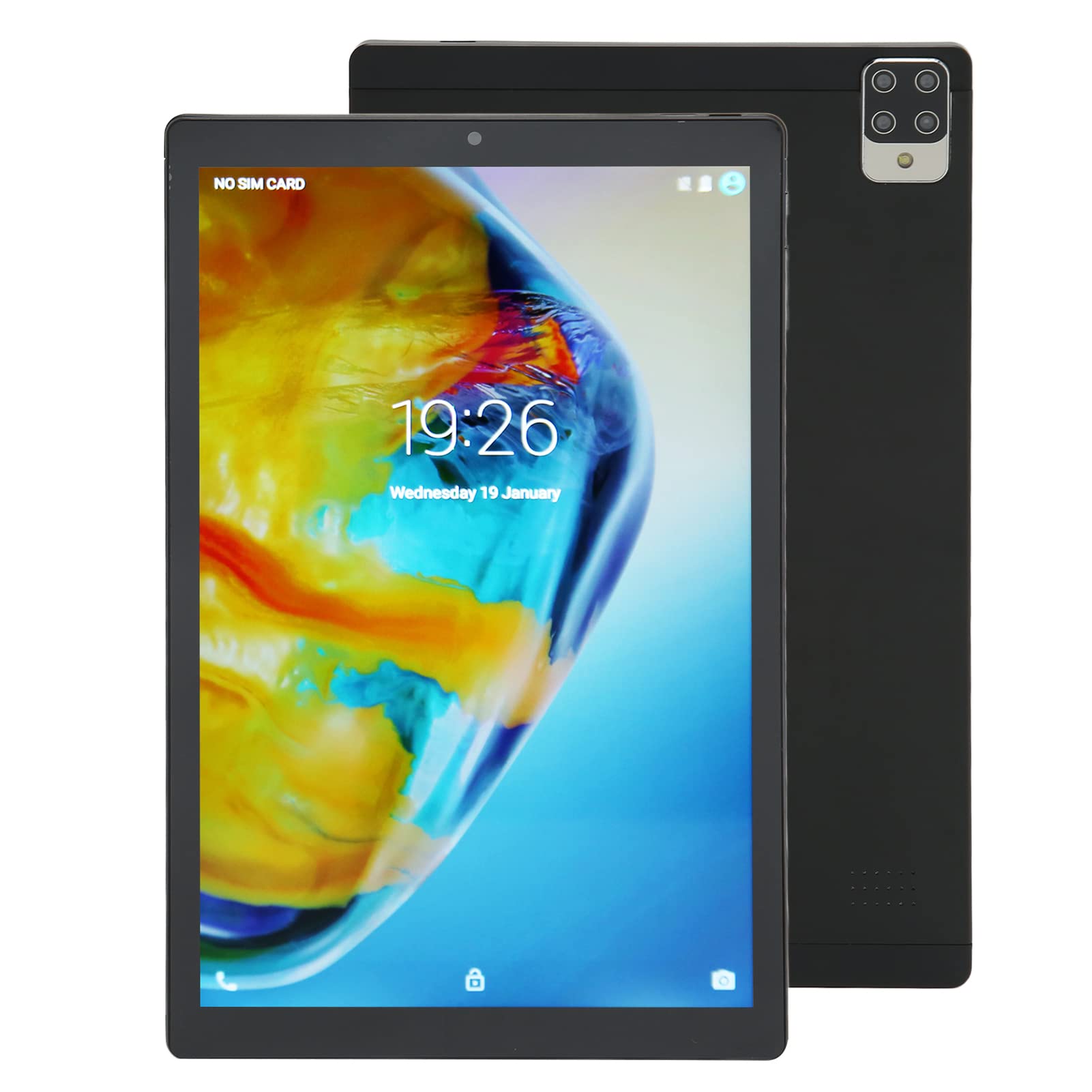 Acogedor 10 inch IPS HD Touch Screen Tablets, Octa Core CPU, 4GB RAM + 64GB ROM, 2.4G / 5G Dual Band WiFi, 3 Card Slots, 5000mAh Battery, 5MP + 8MP, Light and Portable