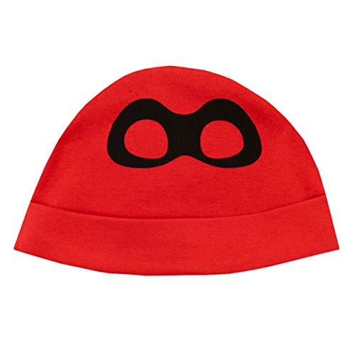 Disney Baby Bodysuit and Hat Set | The Incredibles Baby Clothes | Newborn Onesie Red 6-9 M