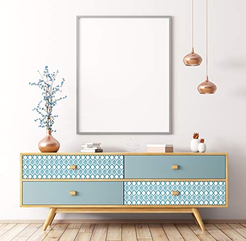 Con-Tact Brand - 09F-C9A3U3-12 Creative Covering Self-Adhesive Vinyl Drawer and Shelf Liner, 18" x 9', Savoy Blue