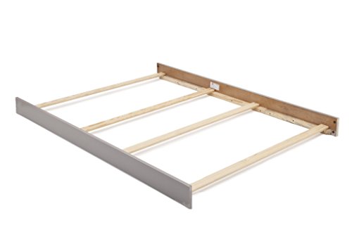CC KITS Full Size Conversion Kit Bed Rails for Delta Children's Skylar Crib (Grey)