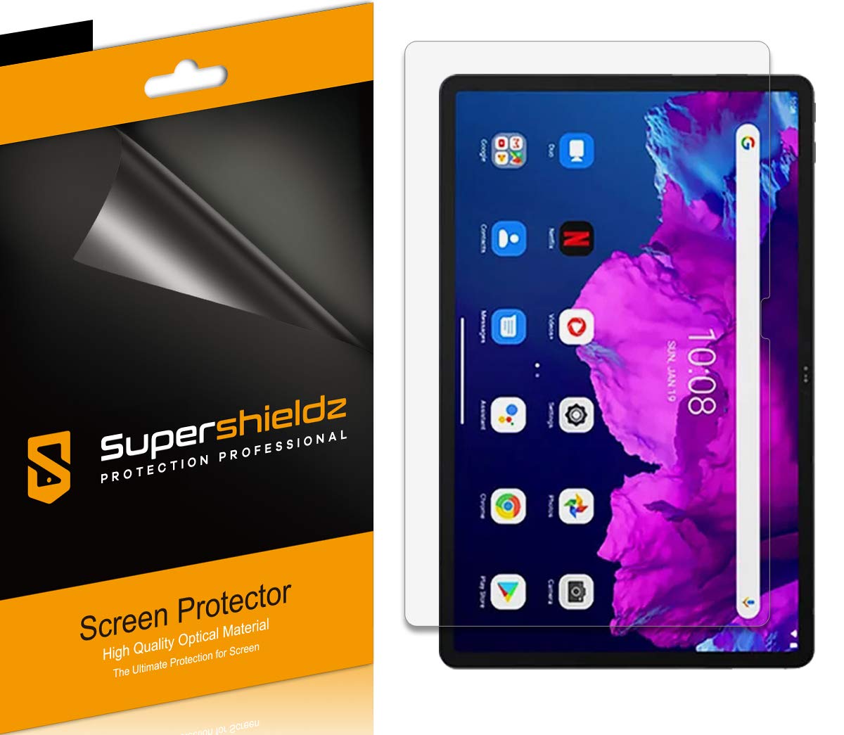 Supershieldz (3 Pack) Designed for Lenovo Tab P11 / P11 Plus (11 inch) Screen Protector, Anti Glare and Anti Fingerprint (Matte) Shield