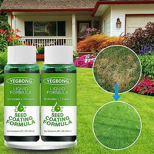 8 PCS Green Grass Lawn Spray, Greenrevive Hydroseeding Lawn Solution Grass Seed Spray,Liquid Grass Seed Spray for Lawn,Hydro Grass Seed Spray(59ml)