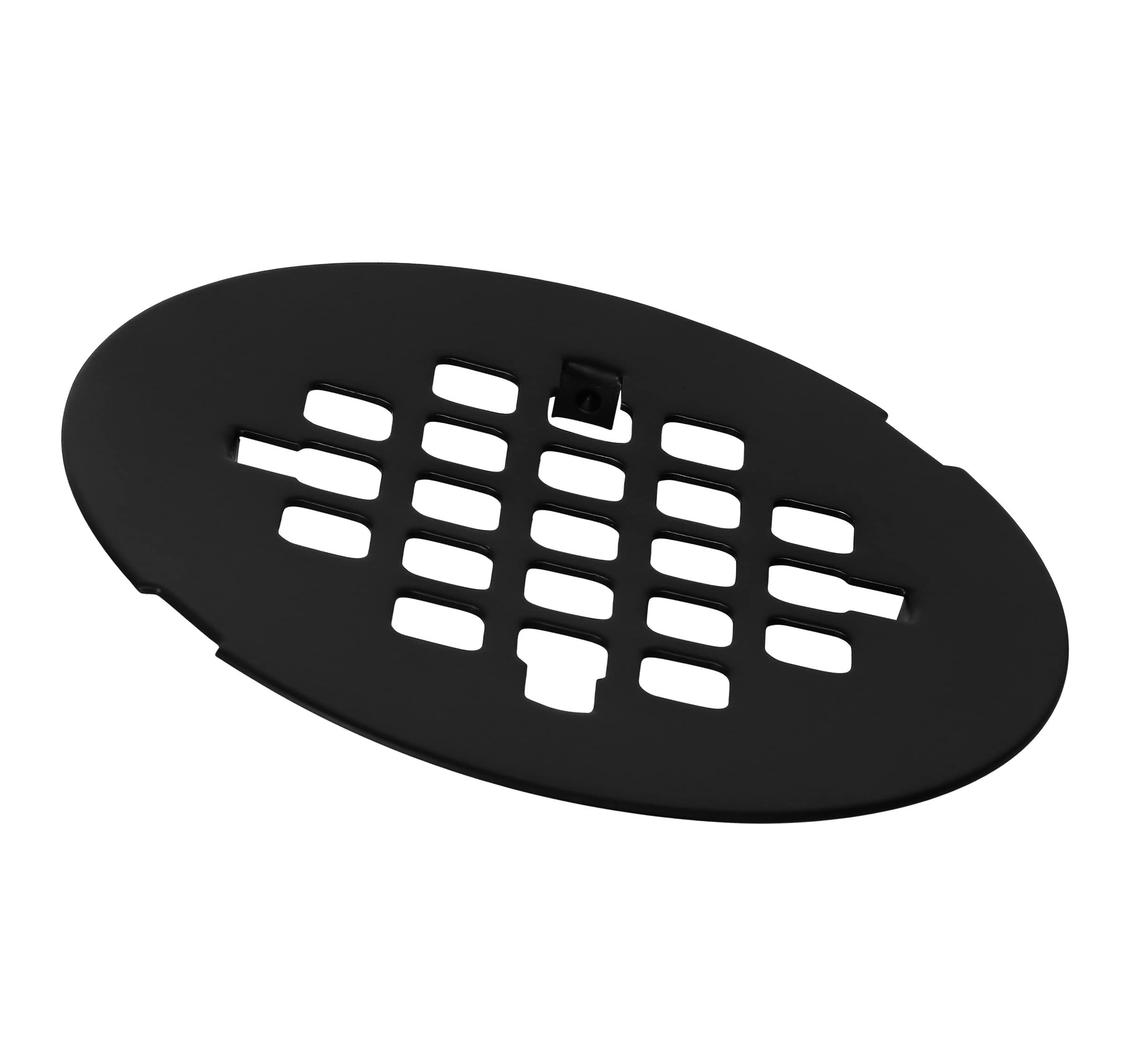 4 1/4” Snap-in Shower Drain Grate - Matte Black - Replacement Cover - VHI - Handyman Designed & Tested in America - Will Never Bend or Break