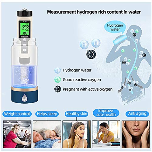 4 in 1 Portable Water Quality Monitor Test Pen 0.01-14.00pH Measuring Range PH ORP H2 Temperature Tester YY-400