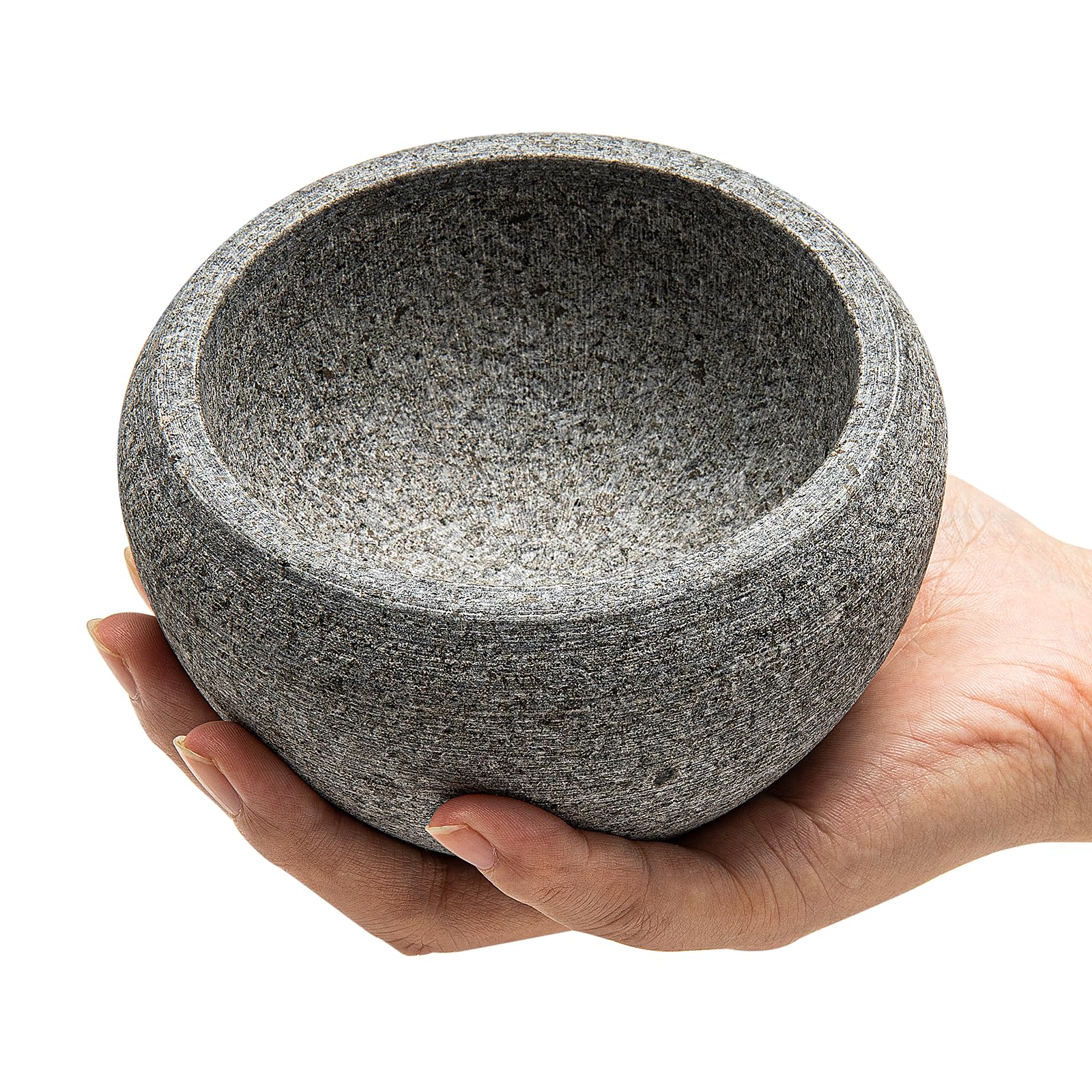 CHARMMAN Shaving Soap & Cream Bowl for Men, Natural Granite Stone, Keep Warm Better, Easier to Lather