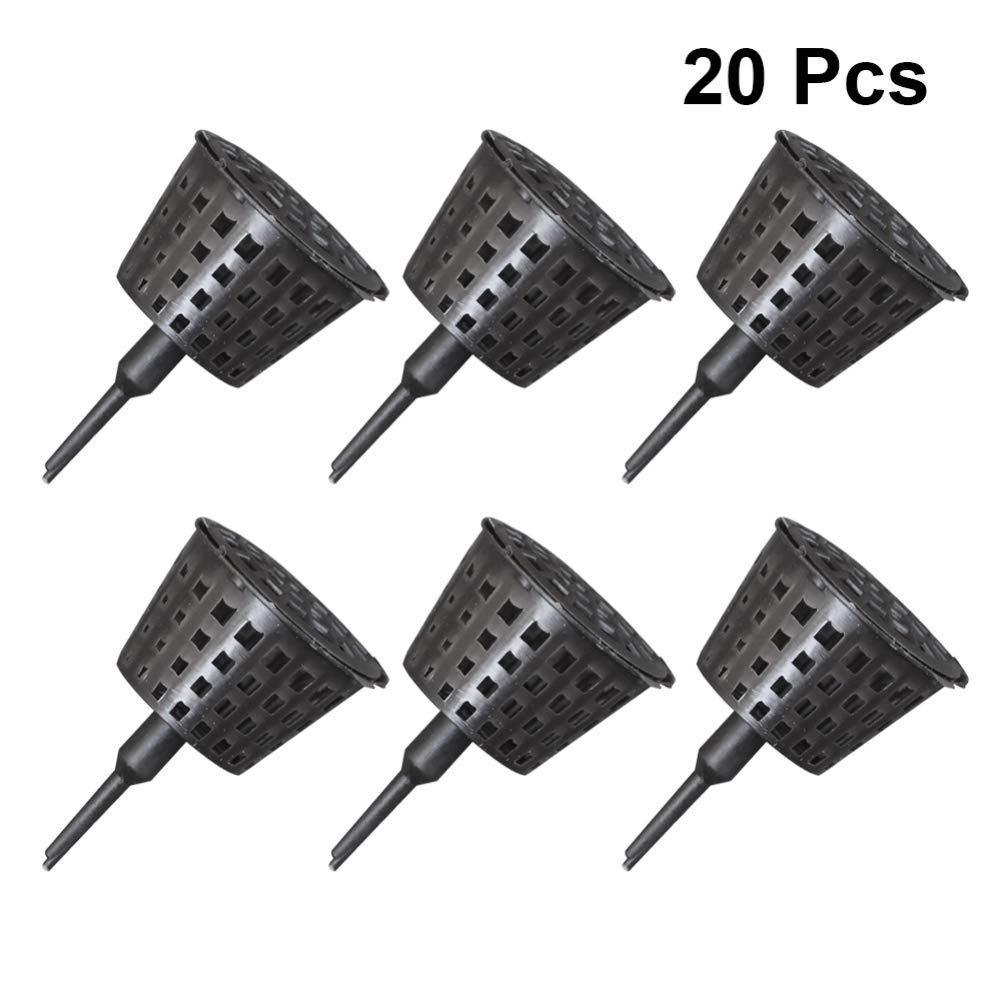 40 Pcs Fertilizer Bonsai Fertilizer Cakes Mesh Baskets Garden Nursery Cutting Rooting Baskets Bonsai Fertilizer Box Fertilization Control Container