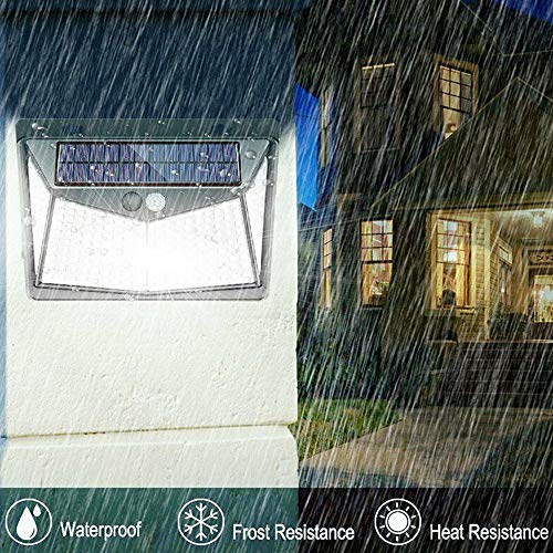 208 LED Outdoor Solar Lights, Motion Sensor Lights, 3 Lighting Mode, 270° Wide Angle, Waterproof and Durable, Easy to Install, for Home Garden Garage Yard Deck