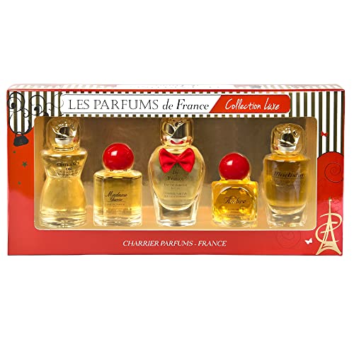 Charrier Parfums - 5 Eaux de Parfum Gift Set - 'Collection Luxe' - 49.7 ml - Made in Provence, France