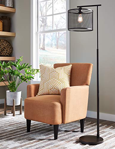 Signature Design by Ashley Nolden Modern Industrial Metal Floor Lamp, 61", Bronze Finish